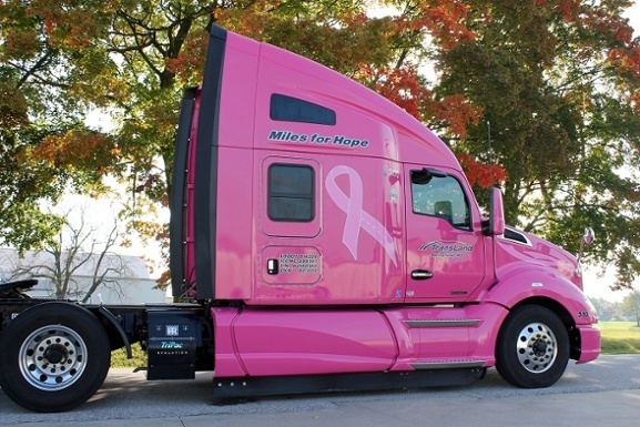 A Pink Semi Truck: Miles for Hope